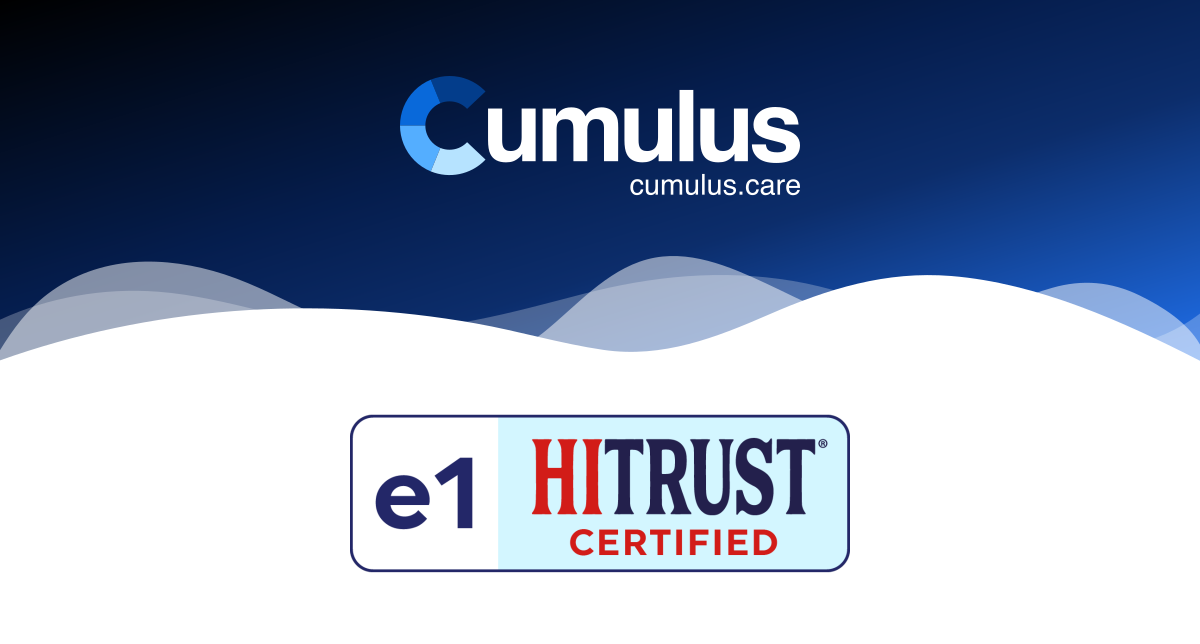 Cumulus Achieves HITRUST e1 Certification · News · Cumulus